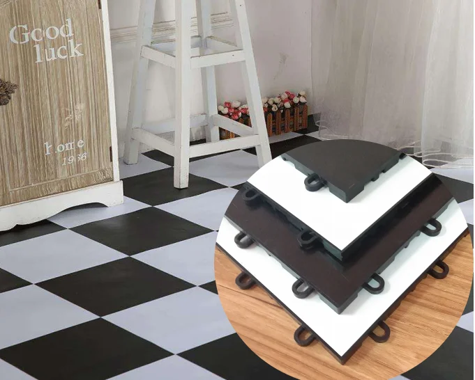 Seamless Interlocking Portable Wood Dance Floor - Durable & Stylish