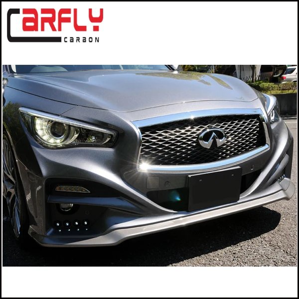 New Arrival Carbon Fiber Fiberglass Front Bumper For Infiniti Q50 Body ...