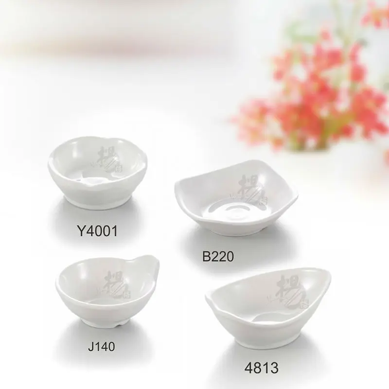 Plastic Melamine Square Tomato Sauce Container - Eco-friendly