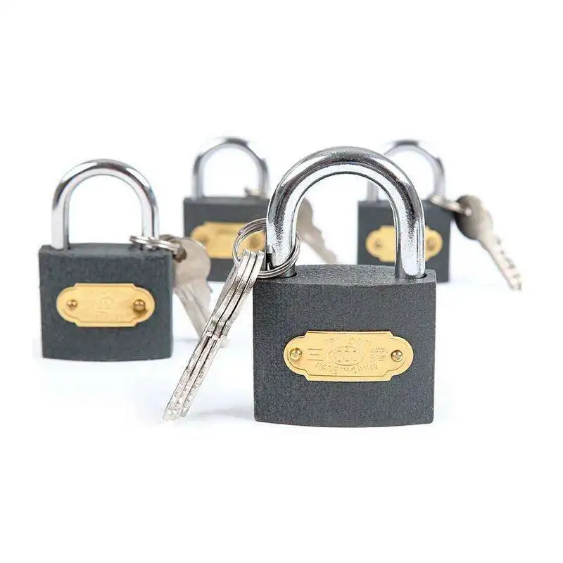 Different Size Key Brass Copper Core Padlock Heavy Duty Padlock Iron ...