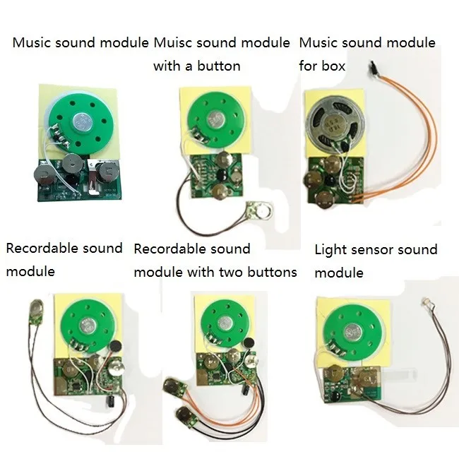 Custom Greeting Card Programmable Sound Module Music Chip - Buy Music ...