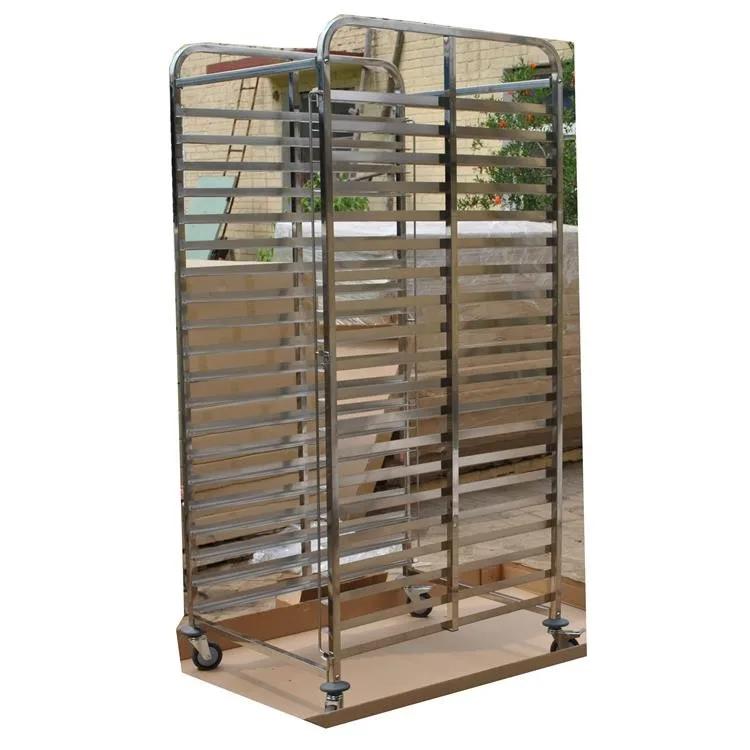 Stainless Steel Bread Baking Pan Trolley/bakery Trolly Oven Rack - Buy ...