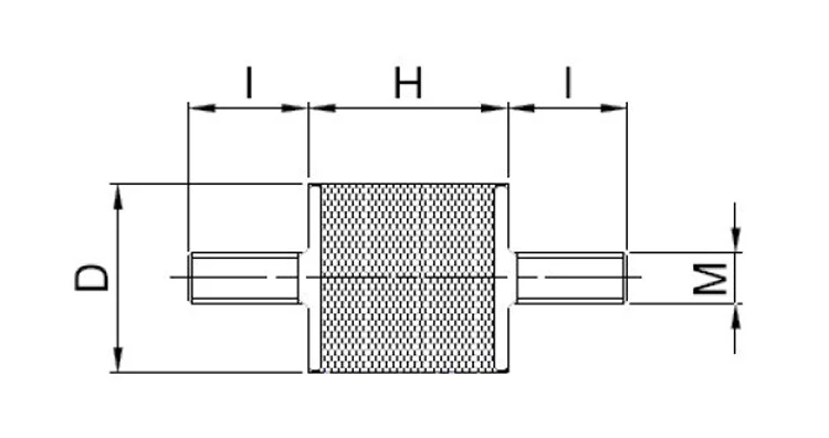 Rubber Damper,Damping Screw,Damping Standoff,Damper M12-m16 - Buy ...