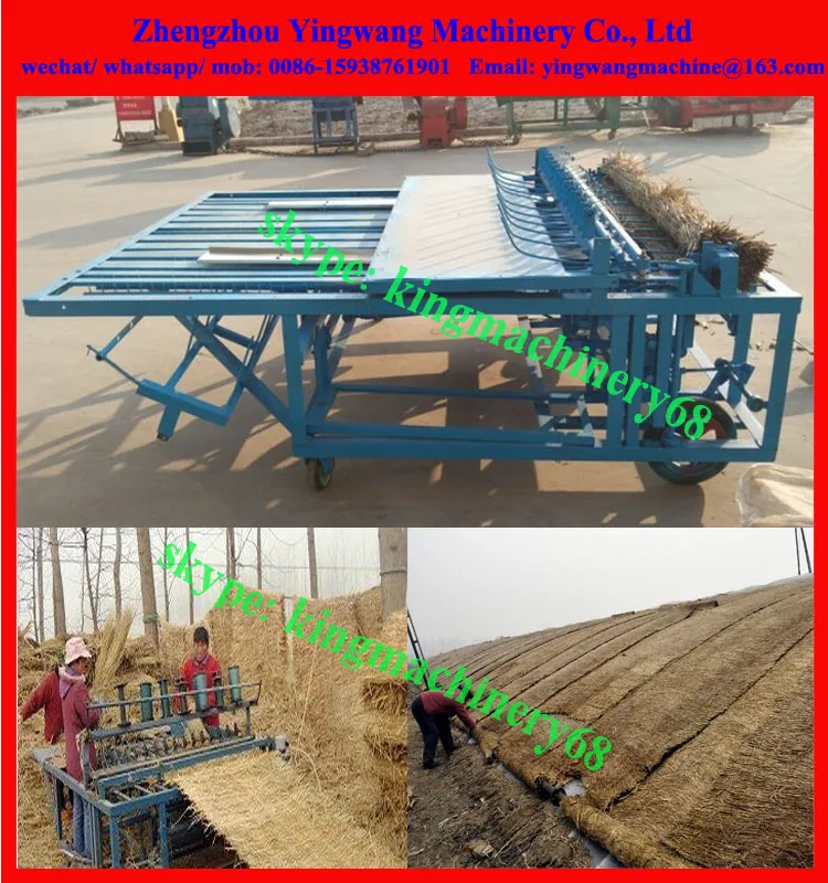 Rice Straw Reed Mat Weaving Machine Grass Stalk Wheat Straw Curtain ...