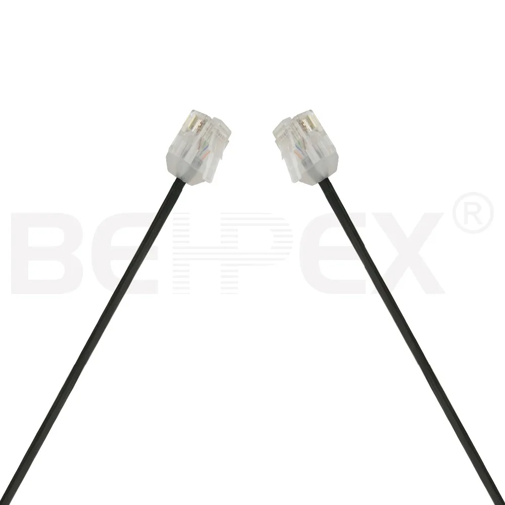 Ultra Thin Rj45 Slim Cat6a U/utp Od:1mm X 4mm Network Jumper Cable ...