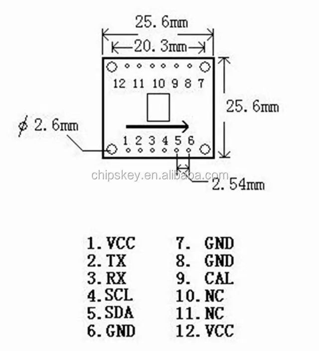 Gy-26 Hmc1022 Electronic Guide Module,Electronic Compass Module,Robot ...