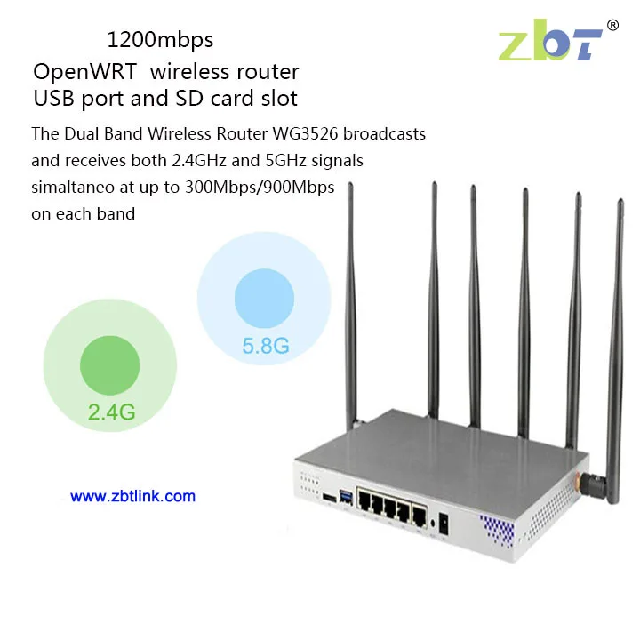 Mtk 7621 10/100/1000 Mbps Gigabit Dual Band Wifi 4g Lte Wireless Router ...
