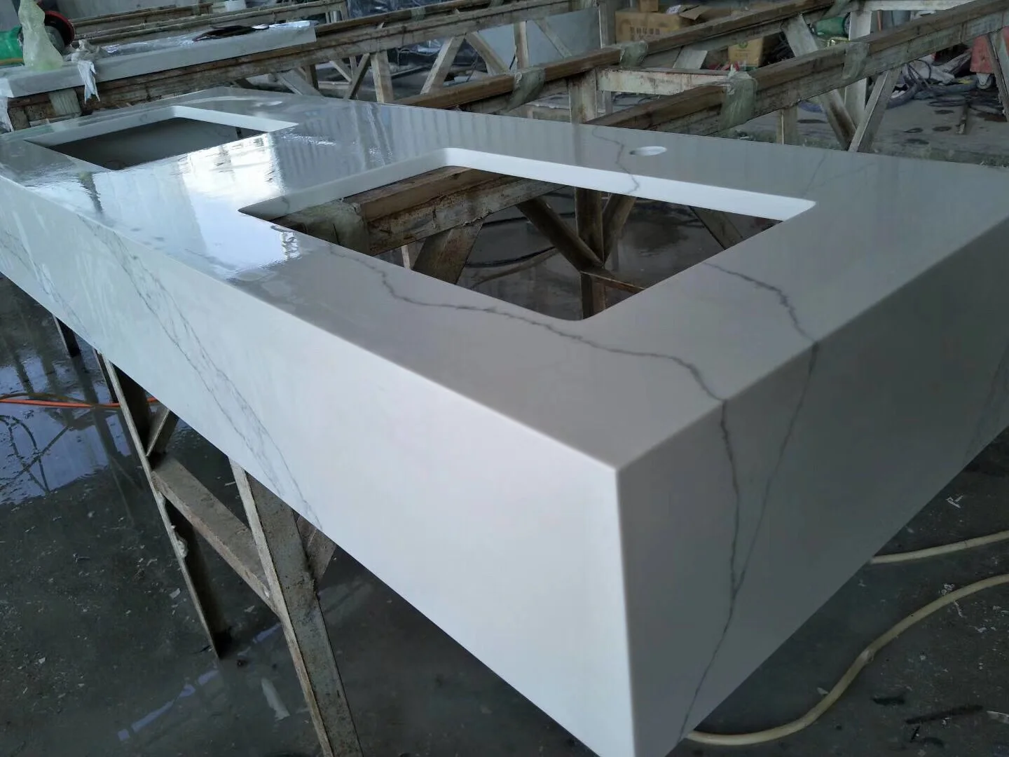 Factory Cut-to-size Quartz Stone Vanity Tops Worktop| Alibaba.com