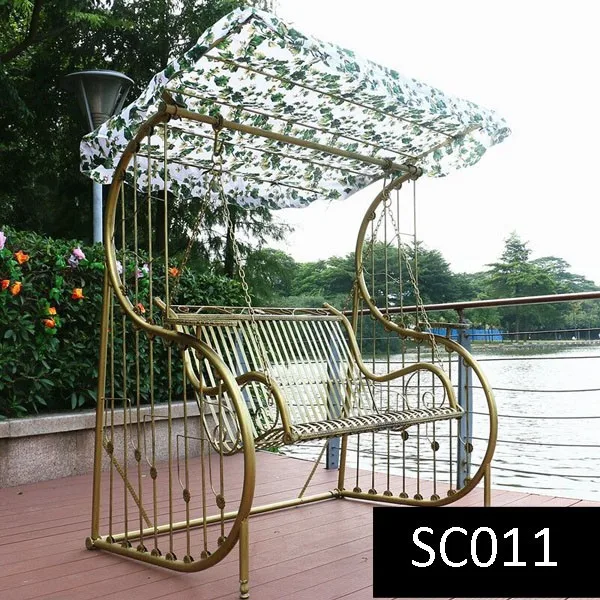 Customized Easy Install Wrought Iron Garden Swing - Buy Wrought Iron ...