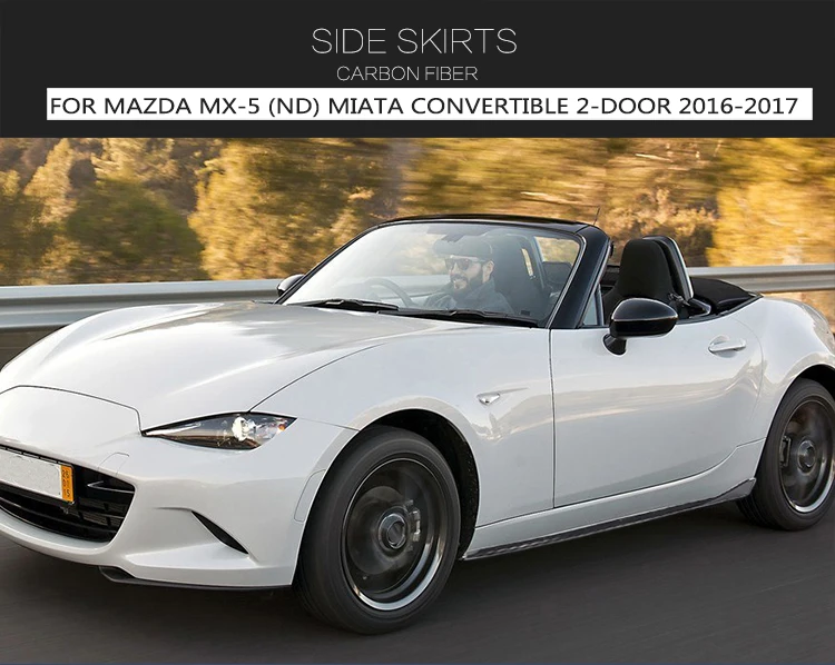 Mx-5 Carbon Fiber Car Side Sills For Mazda Mx-5 Miata Convertible 2 ...
