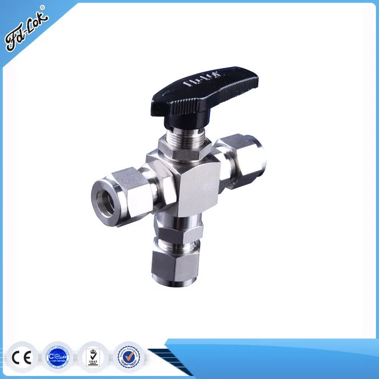 3 Way Valve Swagelok Ball Valve Ss316 3000psi 6000psi 10000psi Ball ...