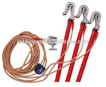 Portable High Voltage Ground Stick With Earth Clamp And Wire - Buy ...