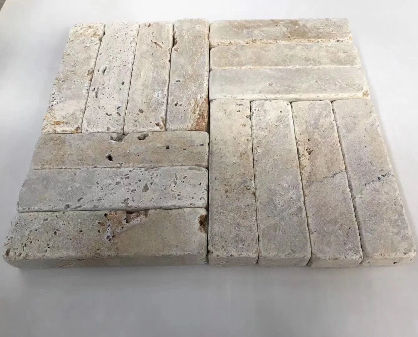 Honed Tumbled Yellow Limestone Pavers for Driveways & Stepping Stones OEM