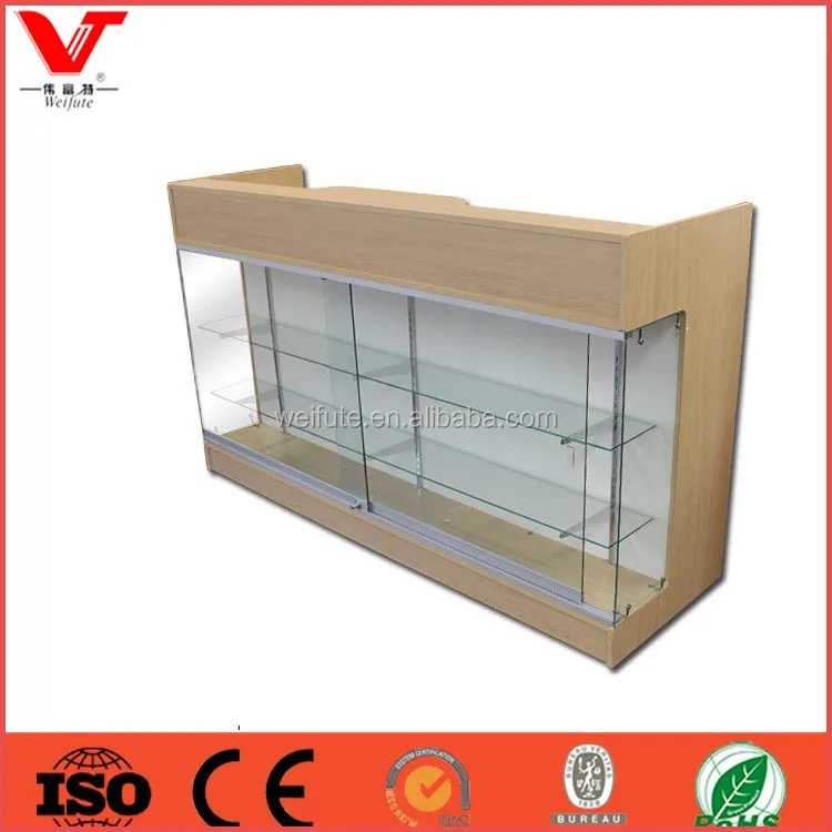 Retail Store Wooden Cash Register/supermarket Checkout Counter - Buy ...