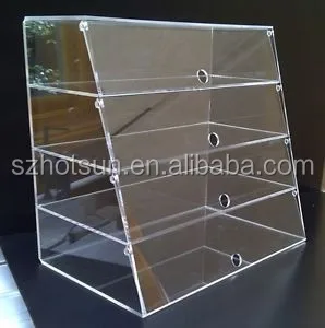 Acrylic Bakery Display Case Bread Cake Display Box With Cover - Buy ...