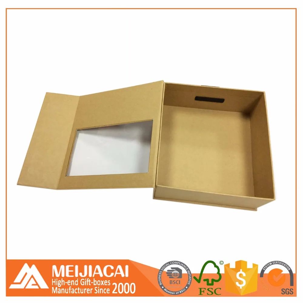 Custom Box Packaging Clear Window Paper Cardboard Box With Front Window ...