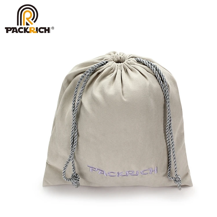 custom velvet fabric rope drawstring bag,drawstring pouch - Packrich