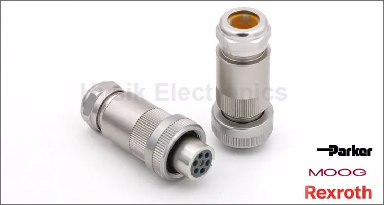 R900223890 Rexroth 6 + pe 7p conector de metal DIN EN 175, 201-804 ...