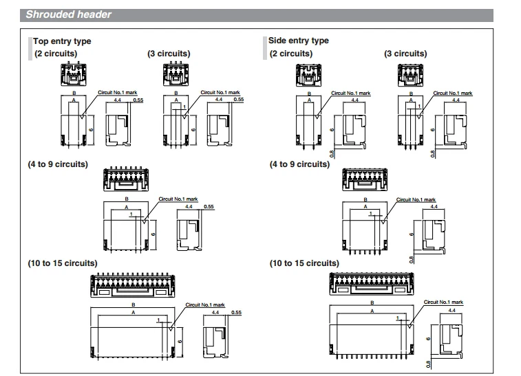Jst 1.0mm Pitch Wire To Board Connector Nsh Series 2pin Header Connector Sm02b-nshss-tb - Buy ...