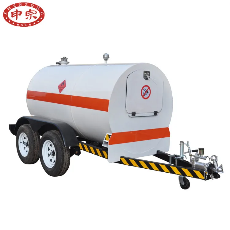 4wheel Tandem Axle Diesel Fuel Transport Tank Trailer 500gallons - Buy ...