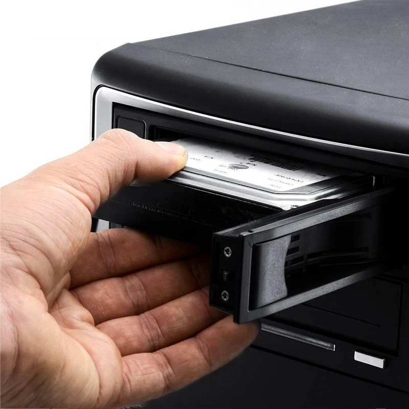 Locks With Led Tool-free 3.5" Sata Ssd Hdd Rom Mobile Rack Hot Swap ...