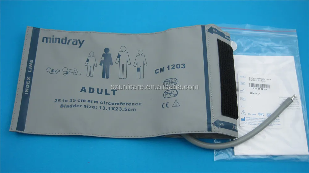 Secondhandle Original Mindray Adult 0010-30-12159 Blood Pressure Cuff ...