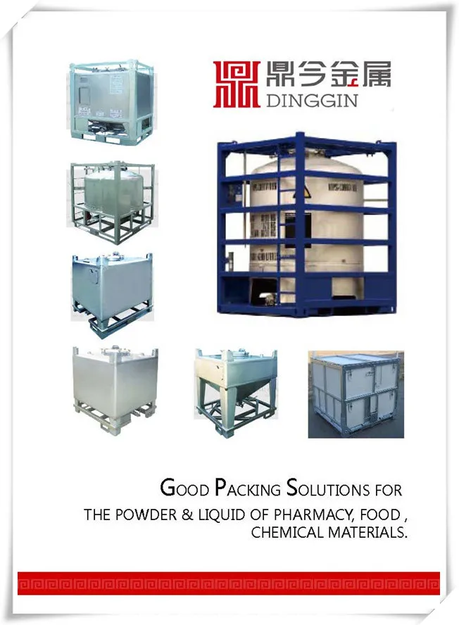 Stackable Stainless Steel Intermediate Bulk Container/ibc Tote Tank ...