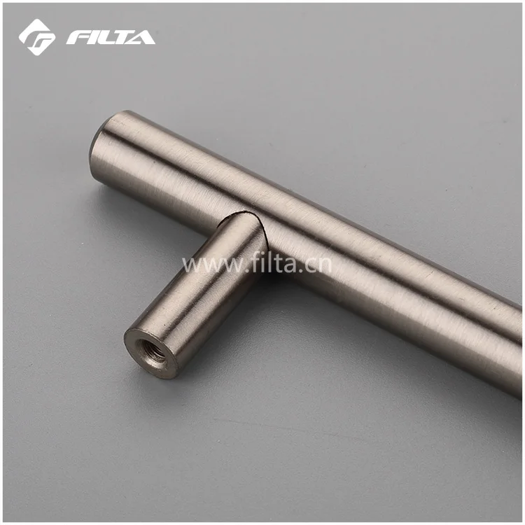 T-bar Round Tube Stainless Steel Drawer Pulls for Kitchen