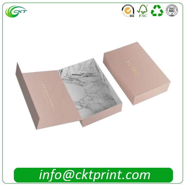 Matte Black And Gold Foil Stamping Custom Logo A5 Cardboard Scarf Flip ...