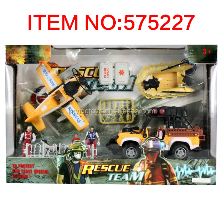 Pretend Toy Plastic Rescue Toys Team Set - Buy Rescue Toys Team Set ...