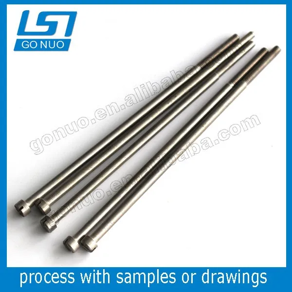 Stainless Steel Straight Slotted Head Male Threaded Punch Ejector Pin ...