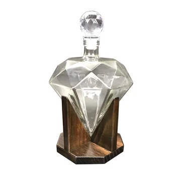 33oz Diamond Liquor Decanter Scotch Whiskey Decanter 1000ml Diamond ...