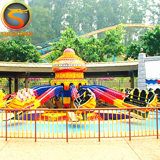 Attractive Kids Amusement Park Ride Jumping Machine Rotation Bounce Car ...