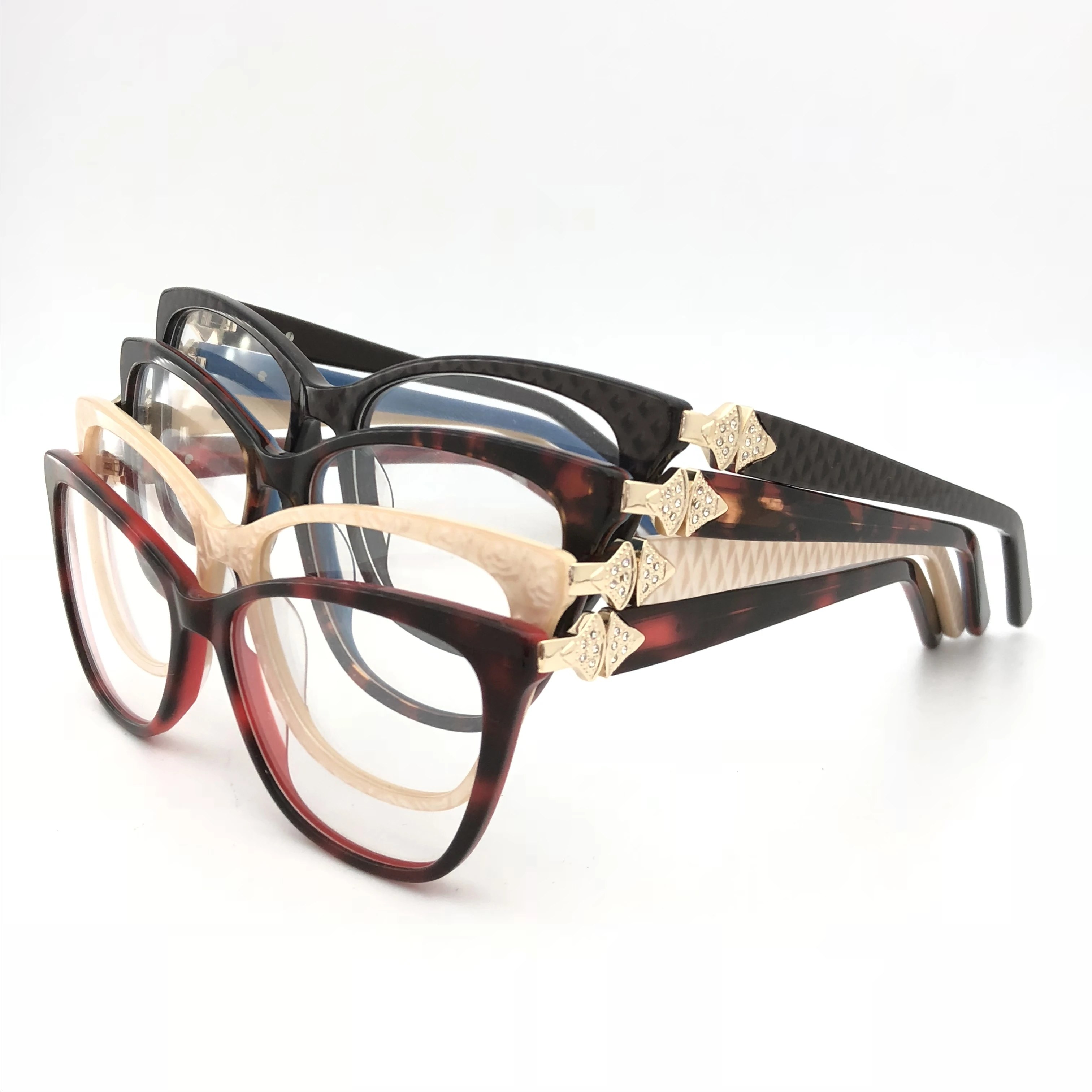 Diamond Acetate Frames Eyeglasses Spectacle Frames Gafas Monturas ...