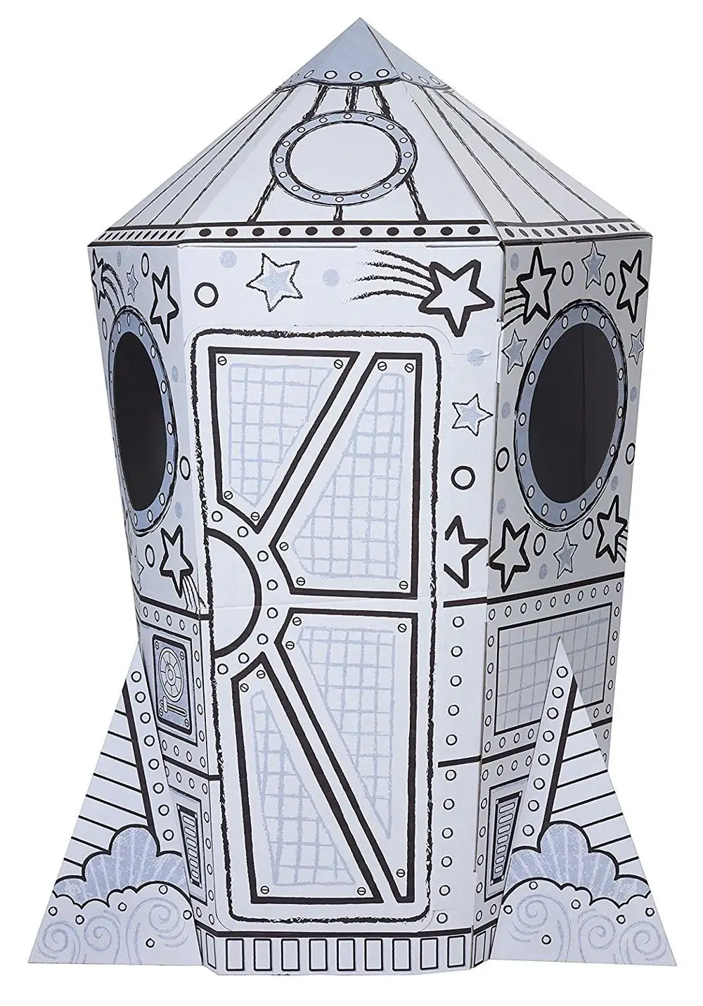 Pirate Ship Cardboard Rocket Playhouse Custom Wholesale Indoor For Kids ...