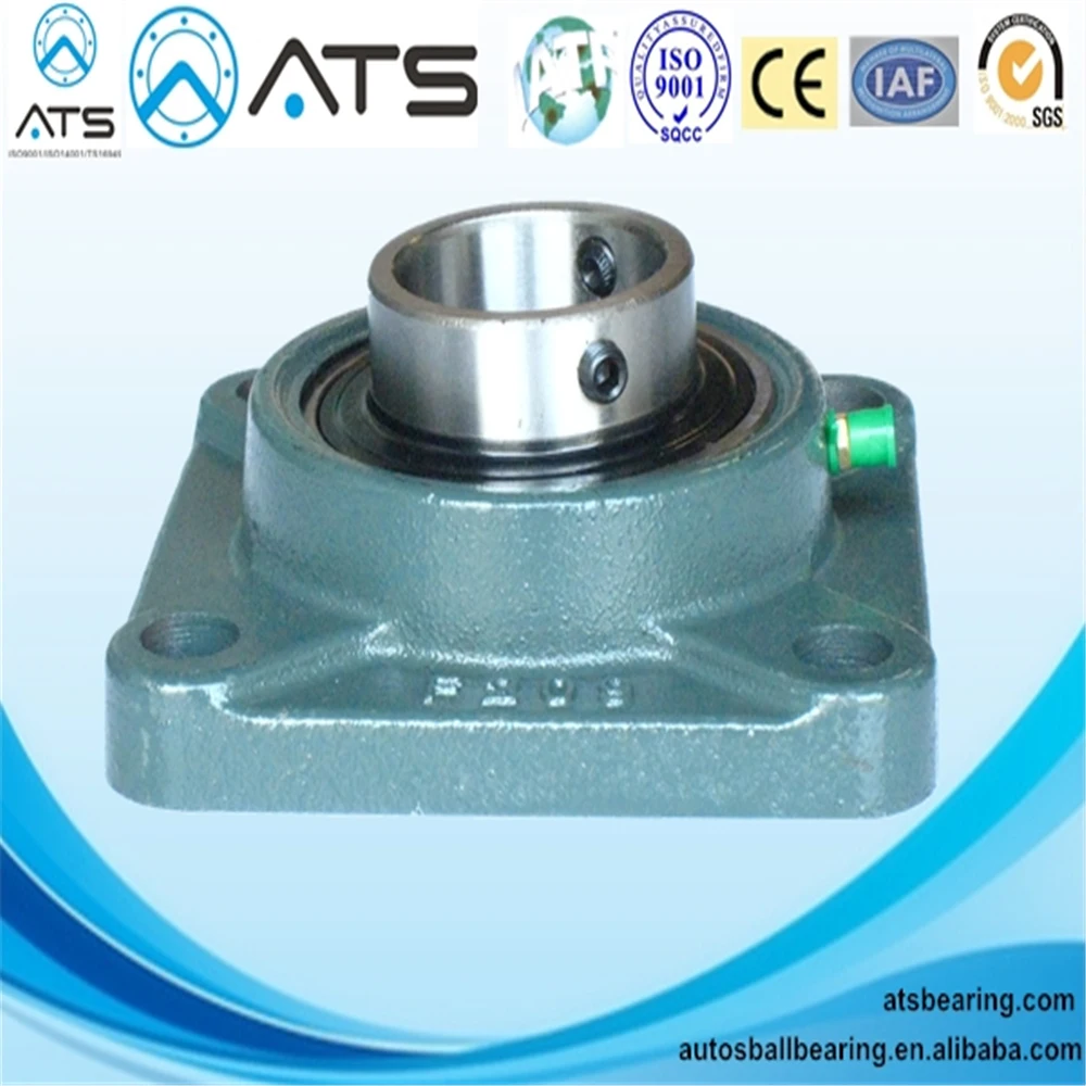 Steel Bearing Housing F203 F207 F210 F220 And Heavy Duty Ball Bearing ...