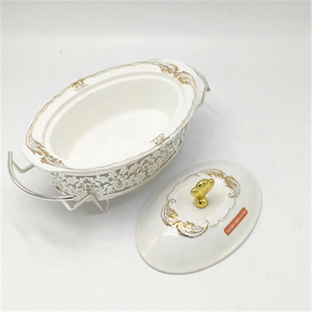 New Design 1l Ceramic Buffet Chafing Dish Food Warmer - Buy Ceramic ...