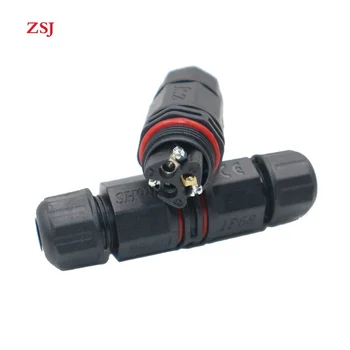 Zsj L20 3pin Screw Waterproof Connector Solar Dc Junction Box Connector ...