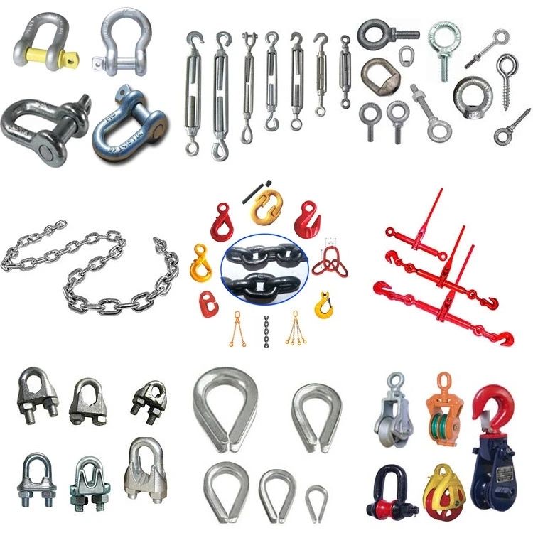 Chain Connected Safety Crane Lifting Hook With Painted Color - Buy ...