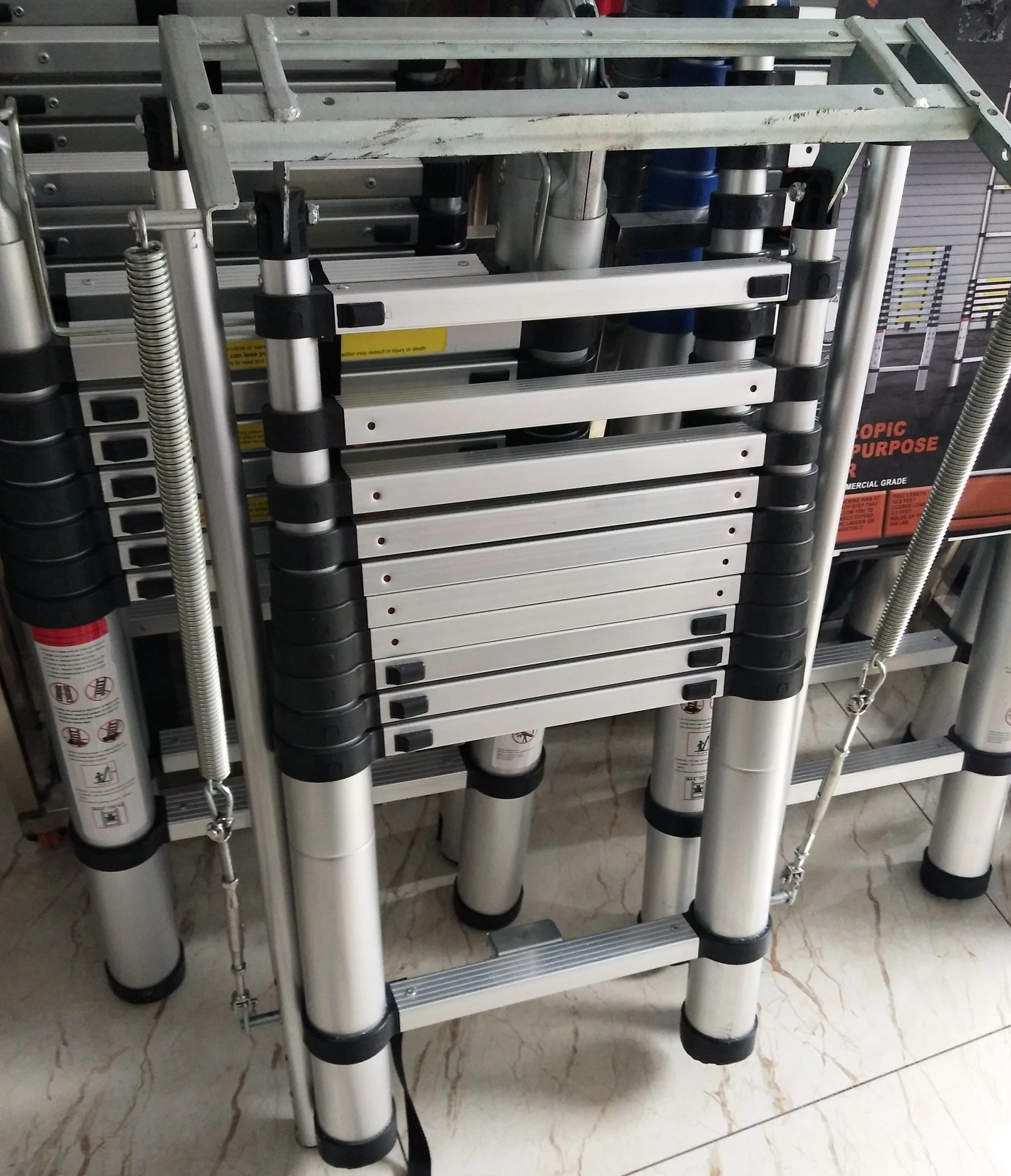 Space Saver Staircase Loft Ladder Stair Attic Aluminium Ladder - Buy ...