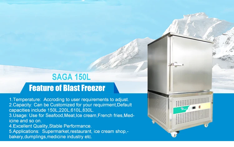 Small Flash Freeze Iqf Deep Freezer Machine - Buy Flash Freeze Machine ...