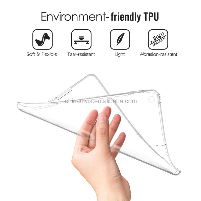 Silicon Case For Ipad Clear Transparent Case For Ipad 2 3 4 Soft Tpu ...