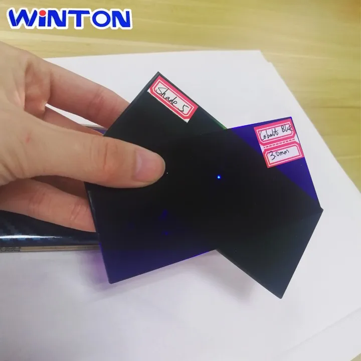 High Quality Cobalt Blue Glass Sheet - Buy Athermal Welding Glass ...