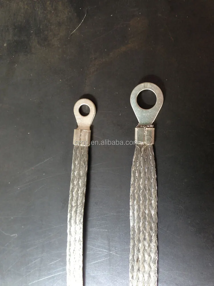 Copperbraidedflexible Connector,Earth Grounding Straps - Buy Copper ...