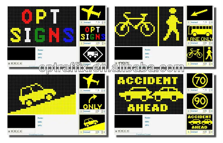 Customize Led Truck Mounted Traffic Sign Outdoor Electric Display Board ...