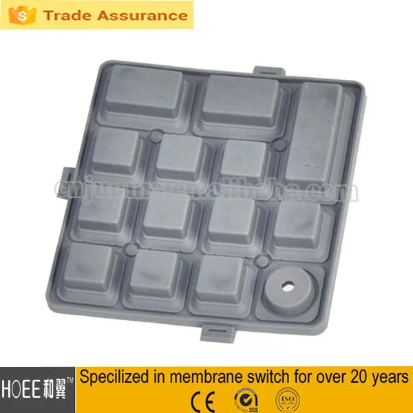 Silicone Rubber Calculator Keypad 5x5 Matrix Rubber Overlay - Buy ...