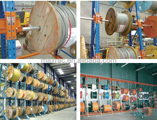 Cable Racking To Storage Rolls,Drums With Axle Storage Rack - Buy Cable ...