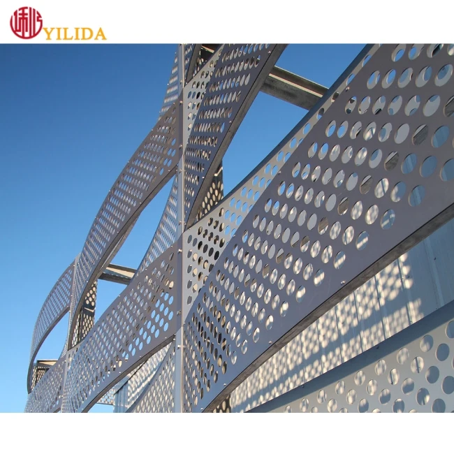 Aluminum Perforated Metal Mesh For Wal Cladding - Buy Oval Perforated ...
