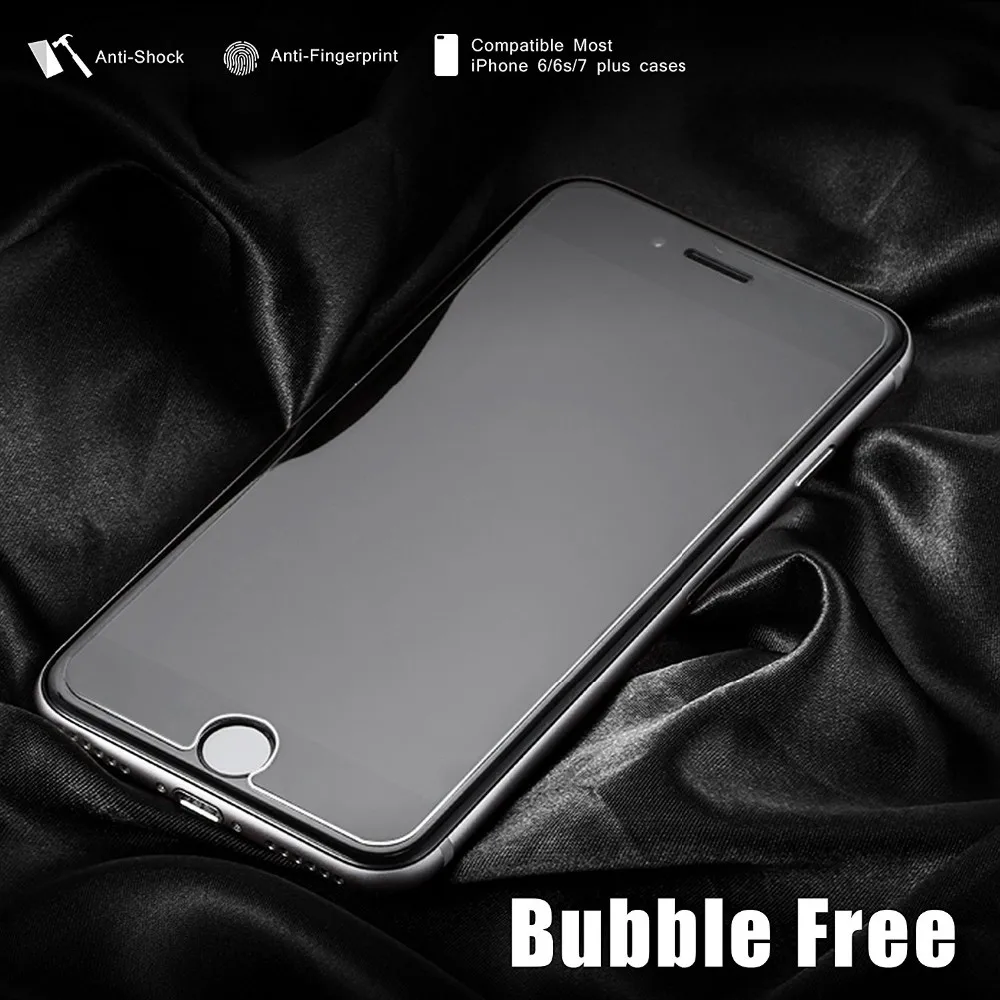 High Clear Mobile Phone Tempered Glass Screen Protector For Iphone 6 6s 7 8 Plus,Tempered Glass ...