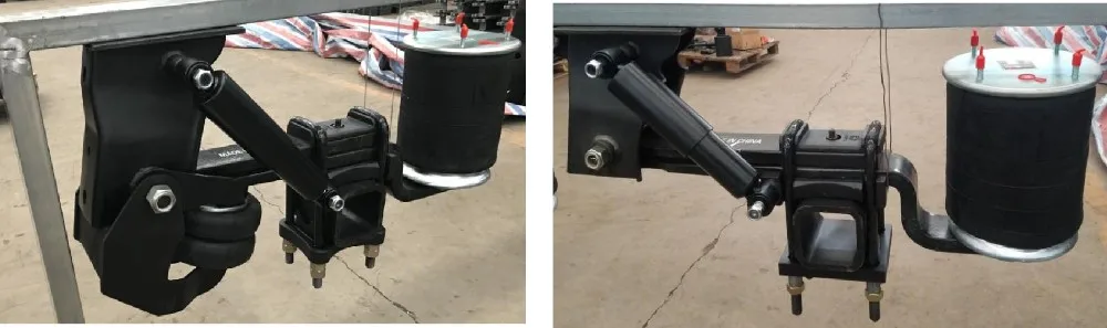 Semi Trailer Air Suspension Lift Axle For Dump Truck - Buy Air ...